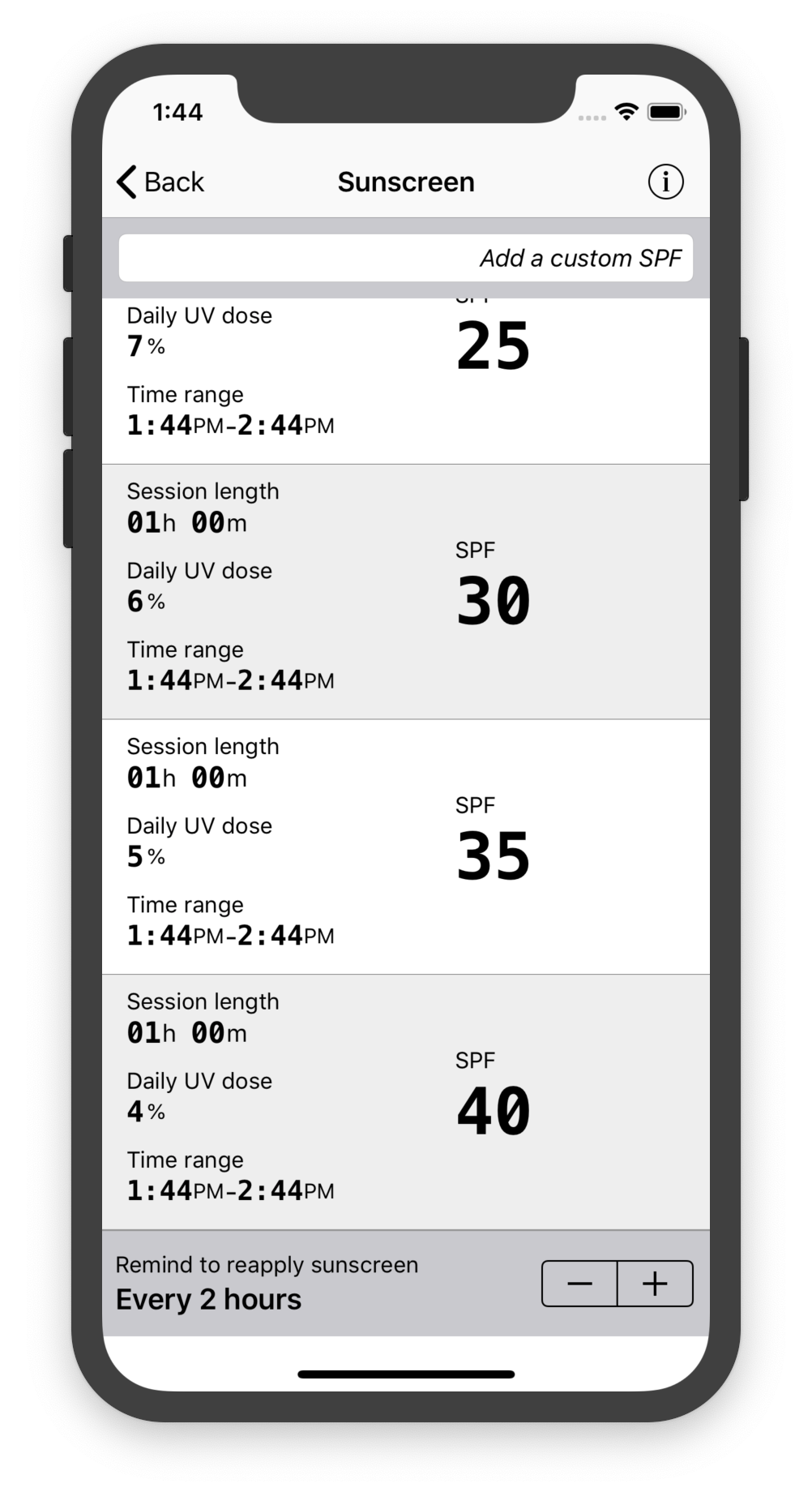 Quick start guide | UV INDEX & SUN EXPOSURE